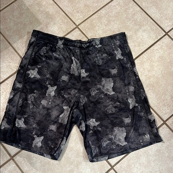 Layer 8 | Shorts | Layer 8 Mens Athletic Shorts Black And Gray Camo ...